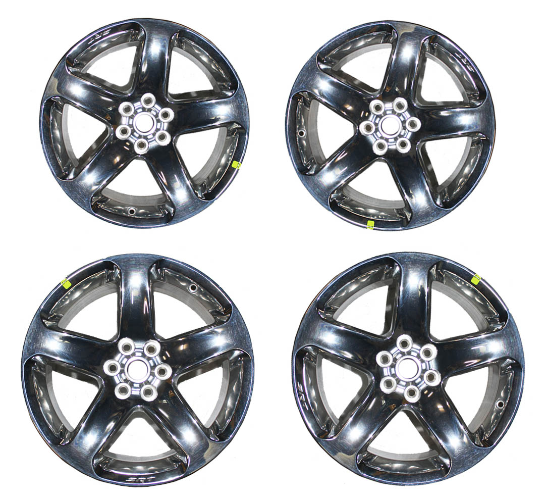 001; 2013 SRT Viper Rattler 5-Spoke Polished Aluminum Wheel REAR ...