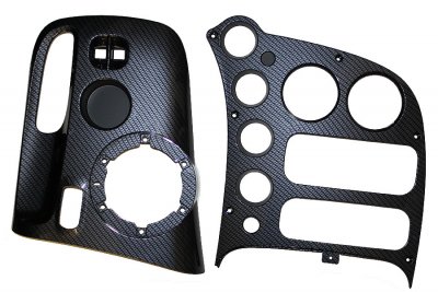 000; 2003 - 2010 Dodge Viper SRT10 Carbon Fiber Center Bezels ...